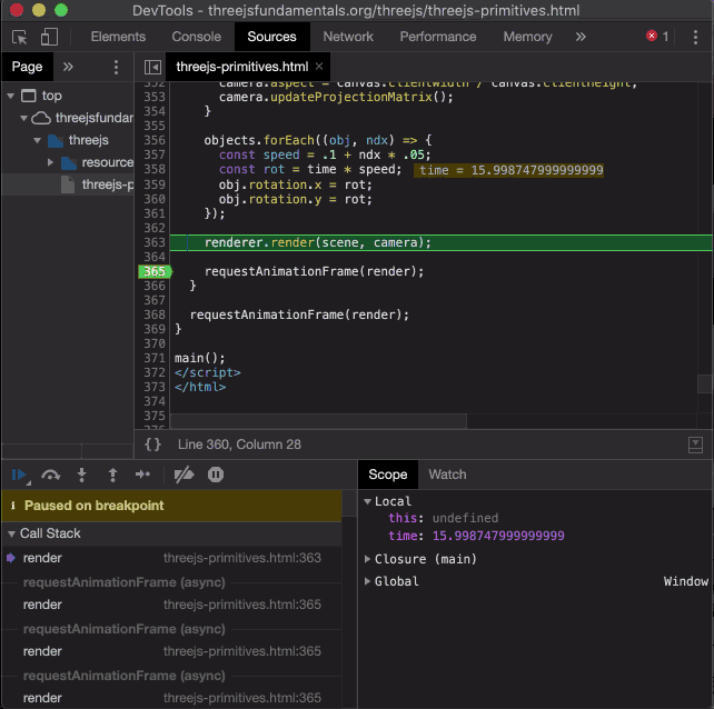 Debugging Threejs Glsl
